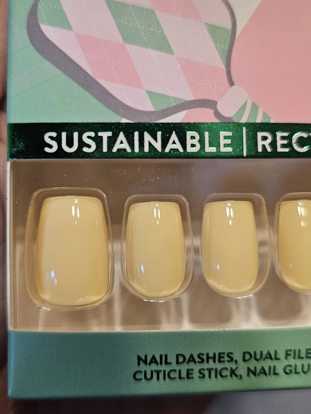 Red Aspen | Makeup | Nail Dashes Yellow Presson Nails By Red Aspen ...